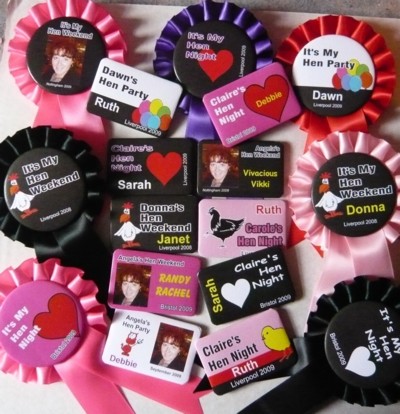 Personalised Badges - Custom Badges,Rosettes,Sashes & Printed Ribbon
